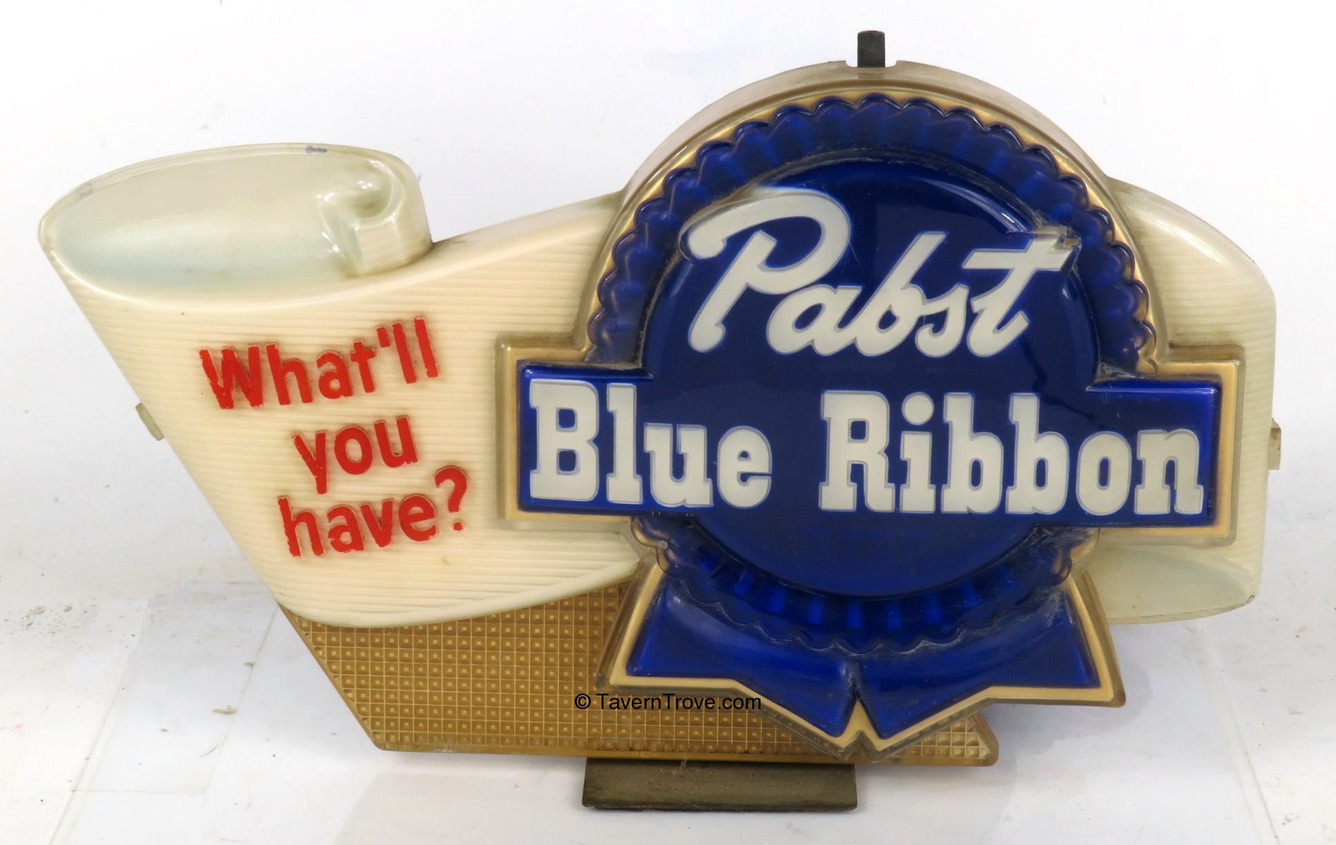 Item #21721 1954 Pabst Blue Ribbon Beer Sign