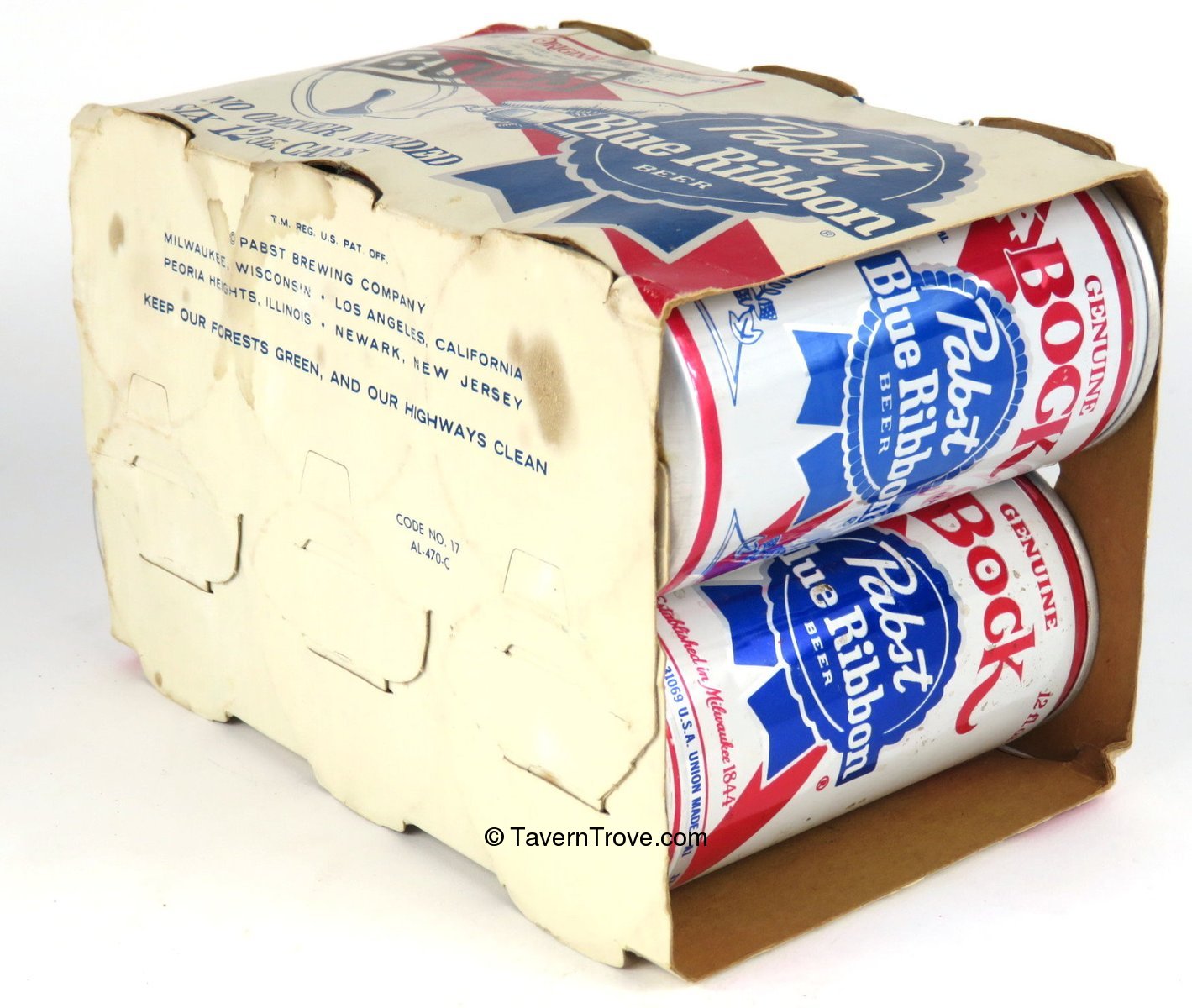 Item #94144 1964 Pabst Bock Beer Six Pack Six-pack Holder