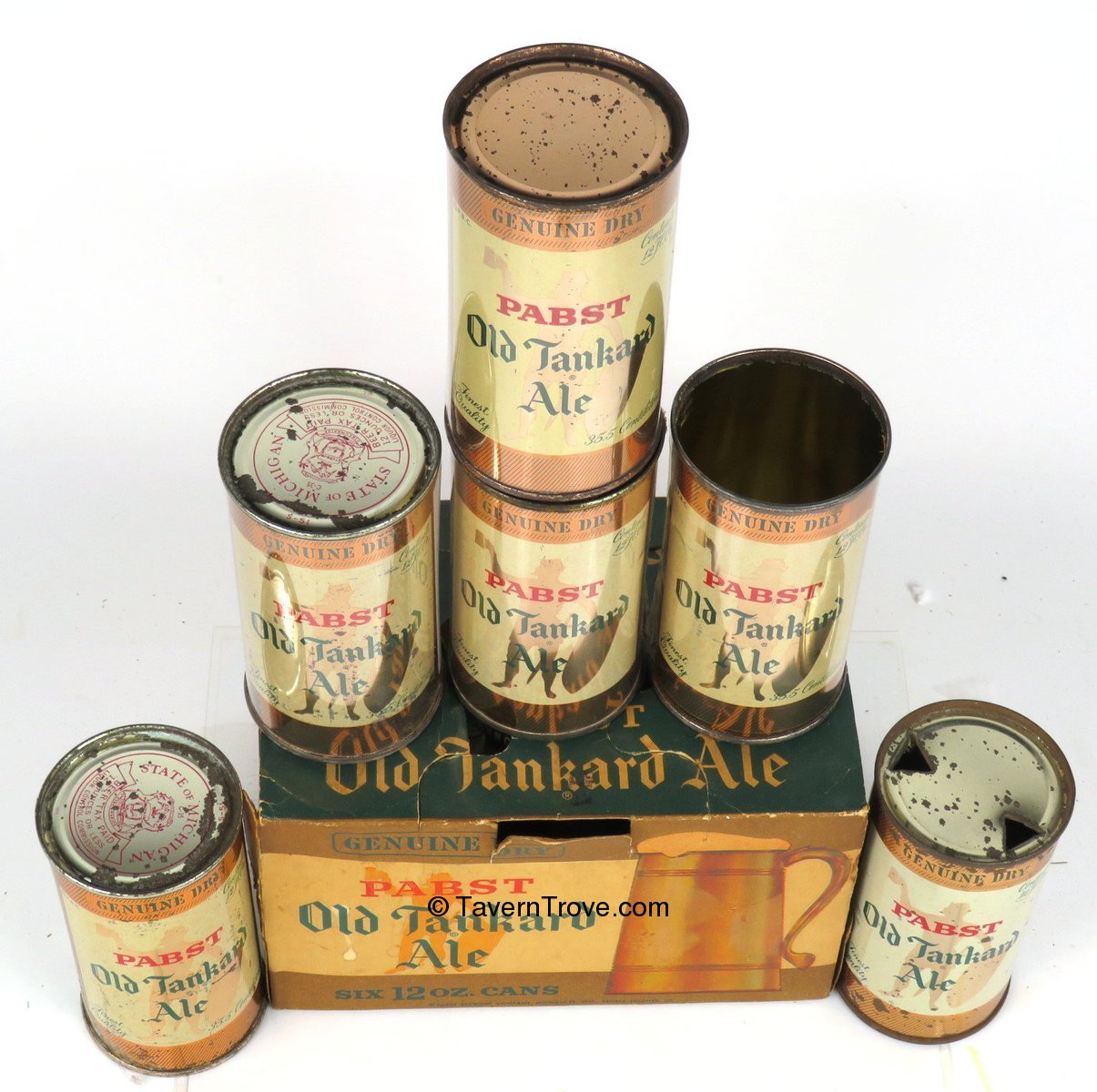 Item #94946 1952 Pabst Old Tankard Ale Six-pack Holder