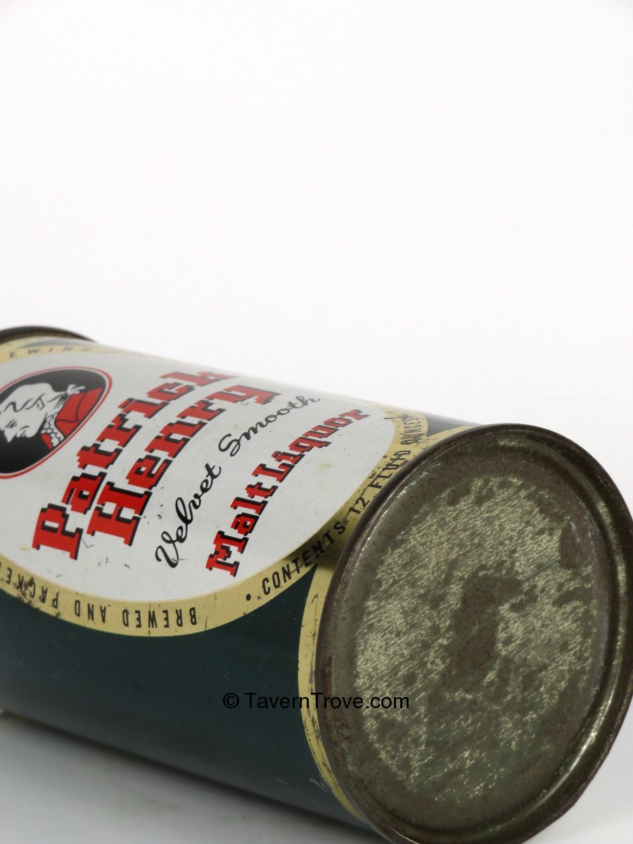 Item #946 1950 Patrick Henry Malt Liquor Flat Top Can 112-21