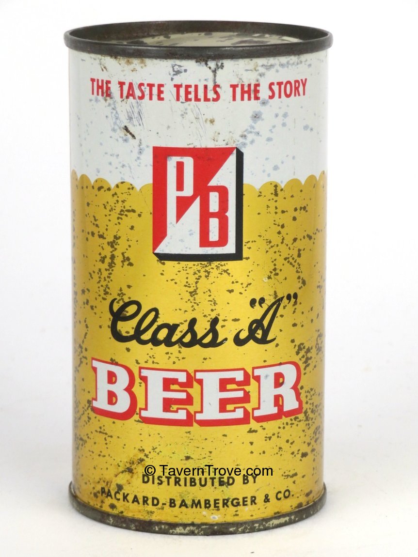 Item #34163 1960 PB "Class A" Beer Flat Top Can 112-28