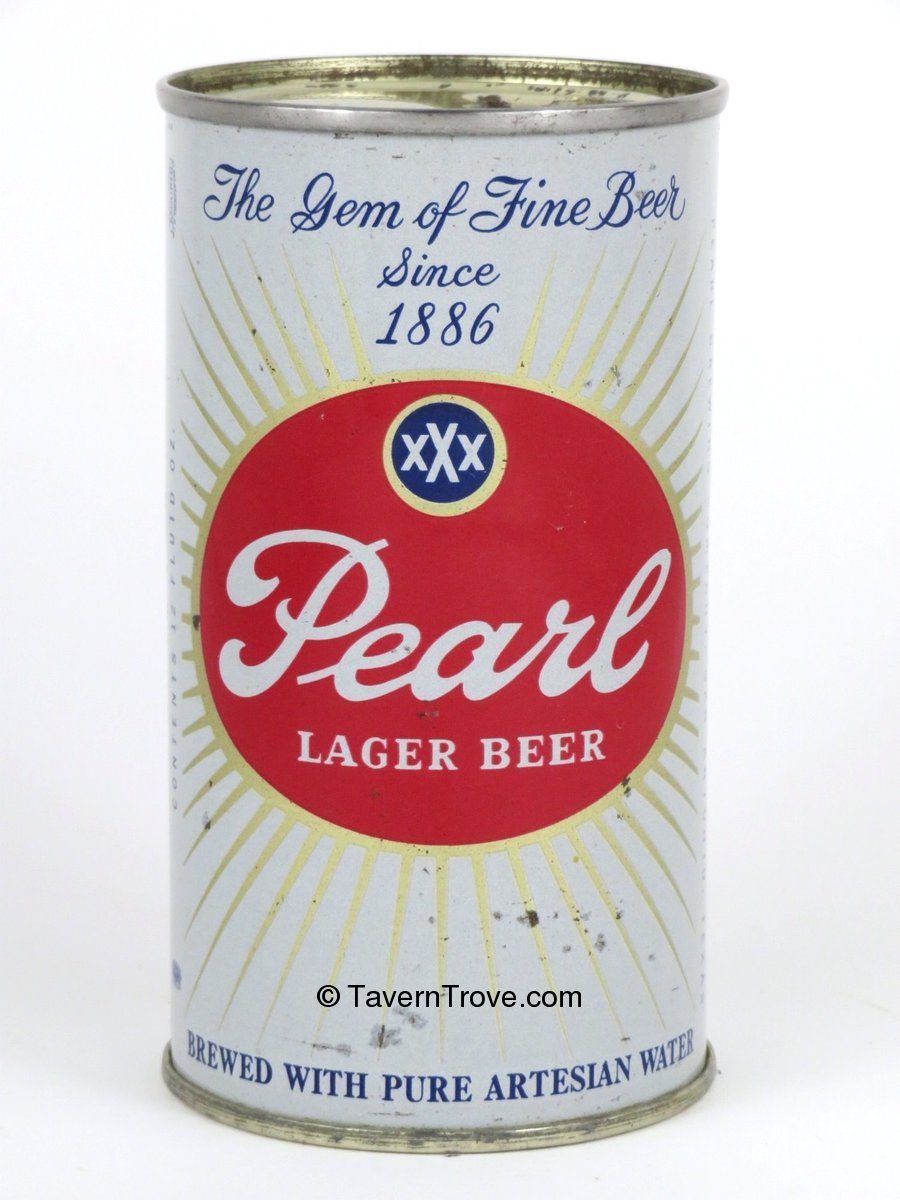 Item #1558 1959 Pearl Lager Beer Flat Top Can 113-02