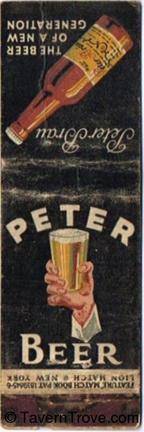 1933 Match Covers - Peter Beer - Tavern Trove