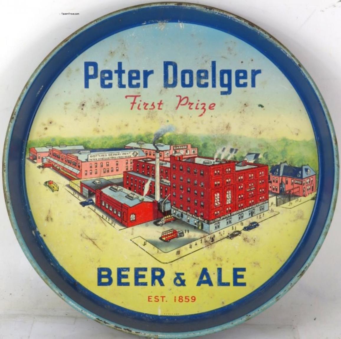 Item #88015 1940 Peter Doelger Beer & Ale Serving Tray