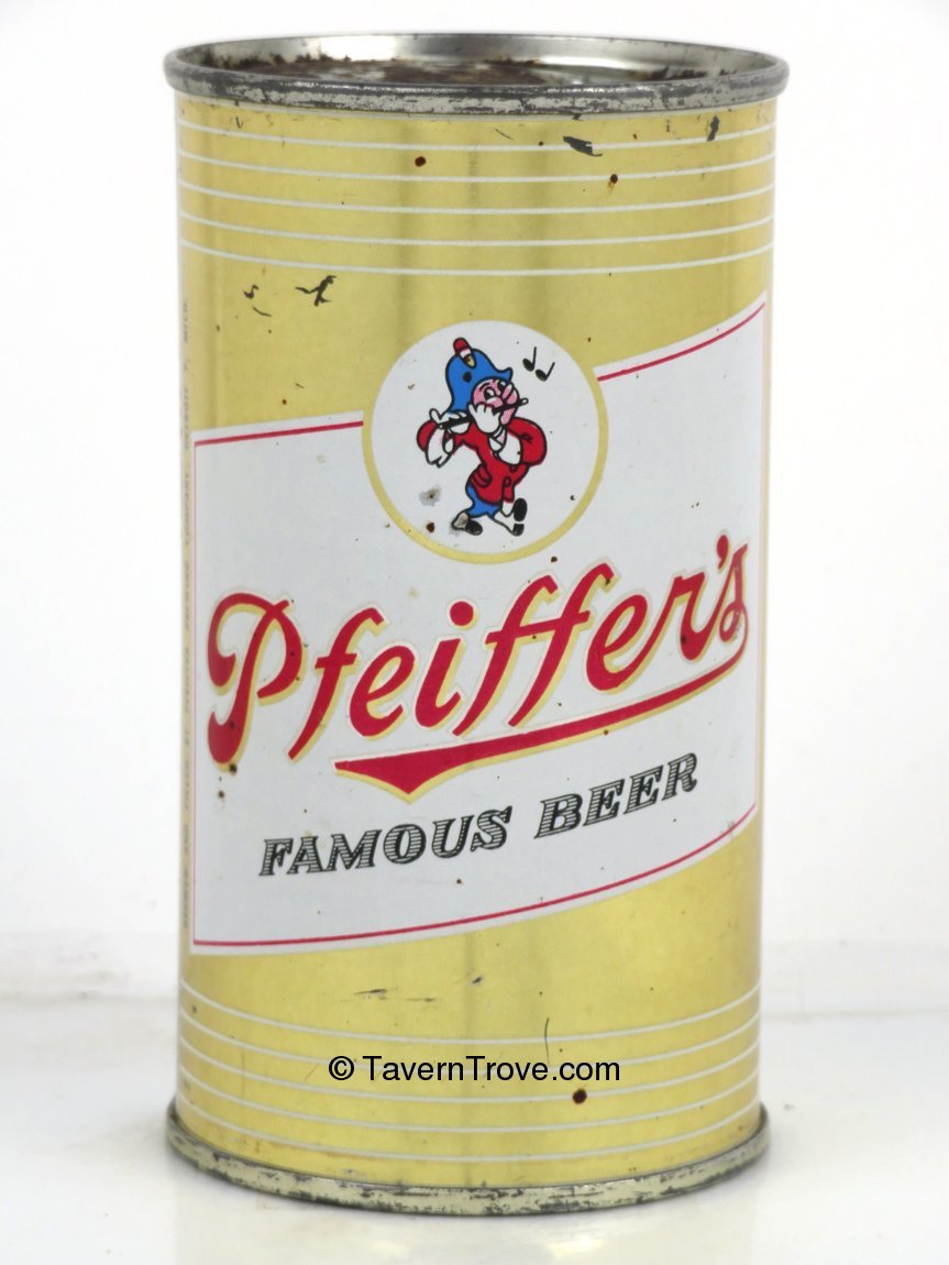 Item #82317 1955 Pfeiffer's Famous Beer (140) Flat Top Can 114-03