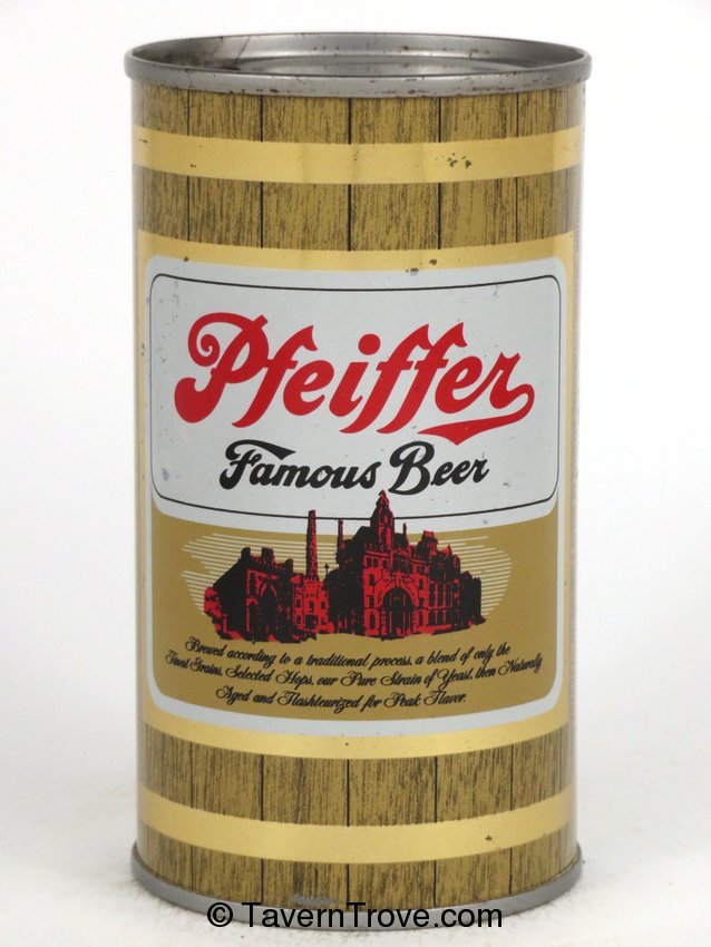 Item #16350 1967 Pfeiffer Famous Beer Transition Flat Top Can 113-37