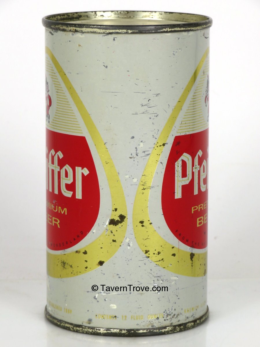 Item #1045 1961 Pfeiffer Premium Beer Flat Top Can 114-31