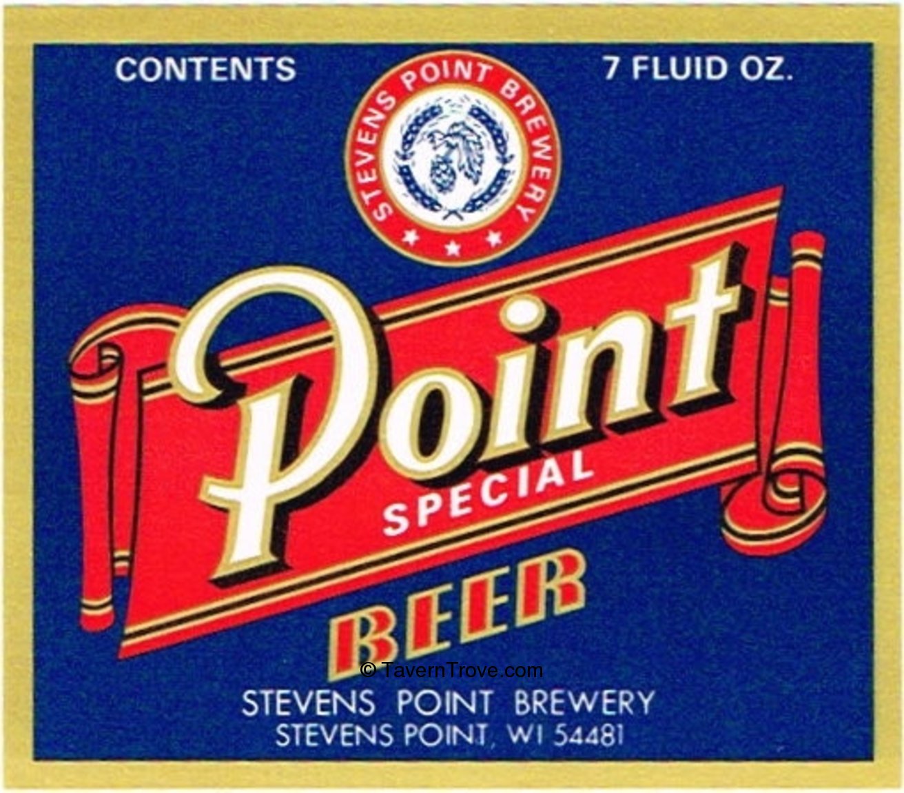 Item #30314 1967 Point Special Beer Label