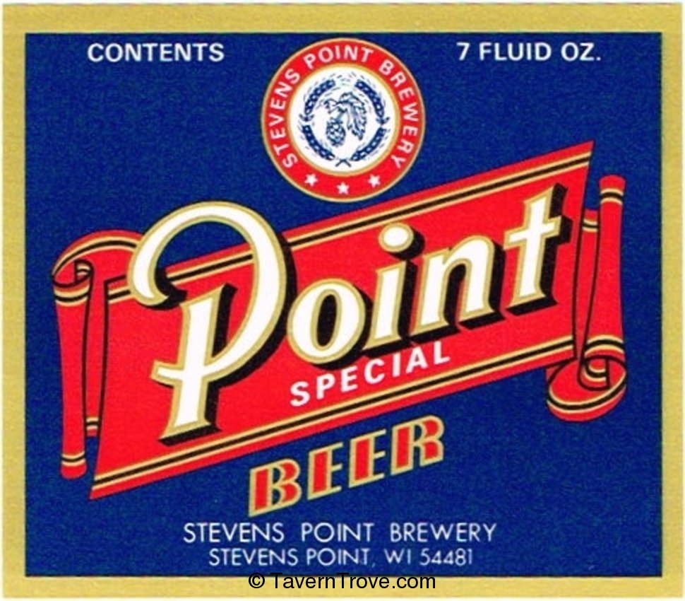 Item #30314 1967 Point Special Beer Label