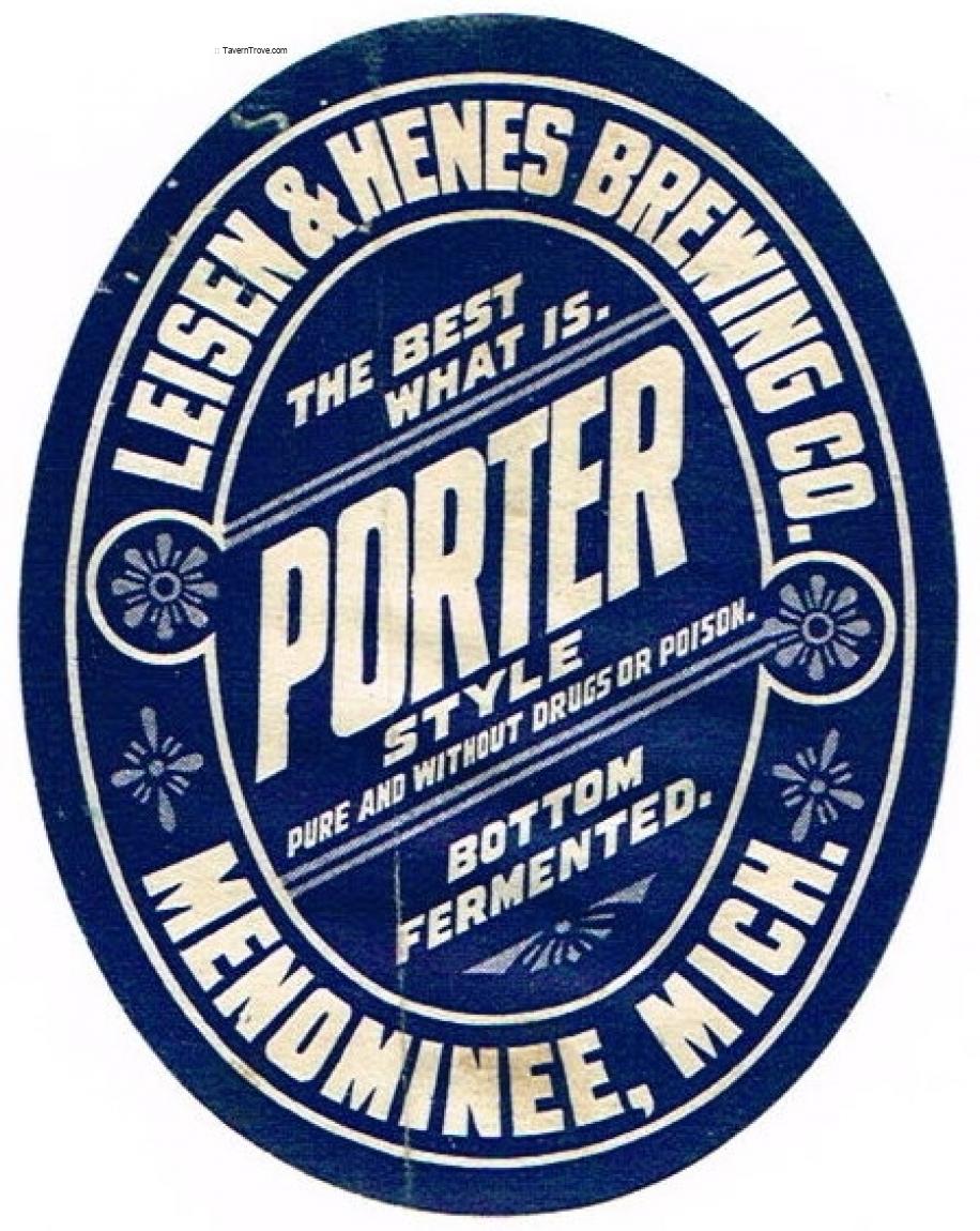 Item #86461 1910 Porter Style Label CS67-03