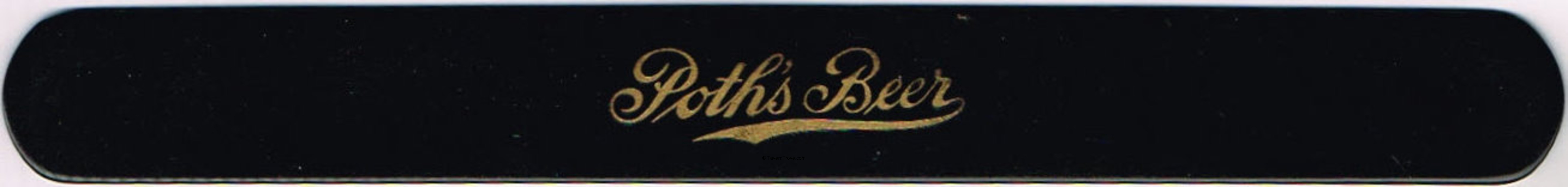 Item #34101 1936 Poth's Beer Foam Scraper