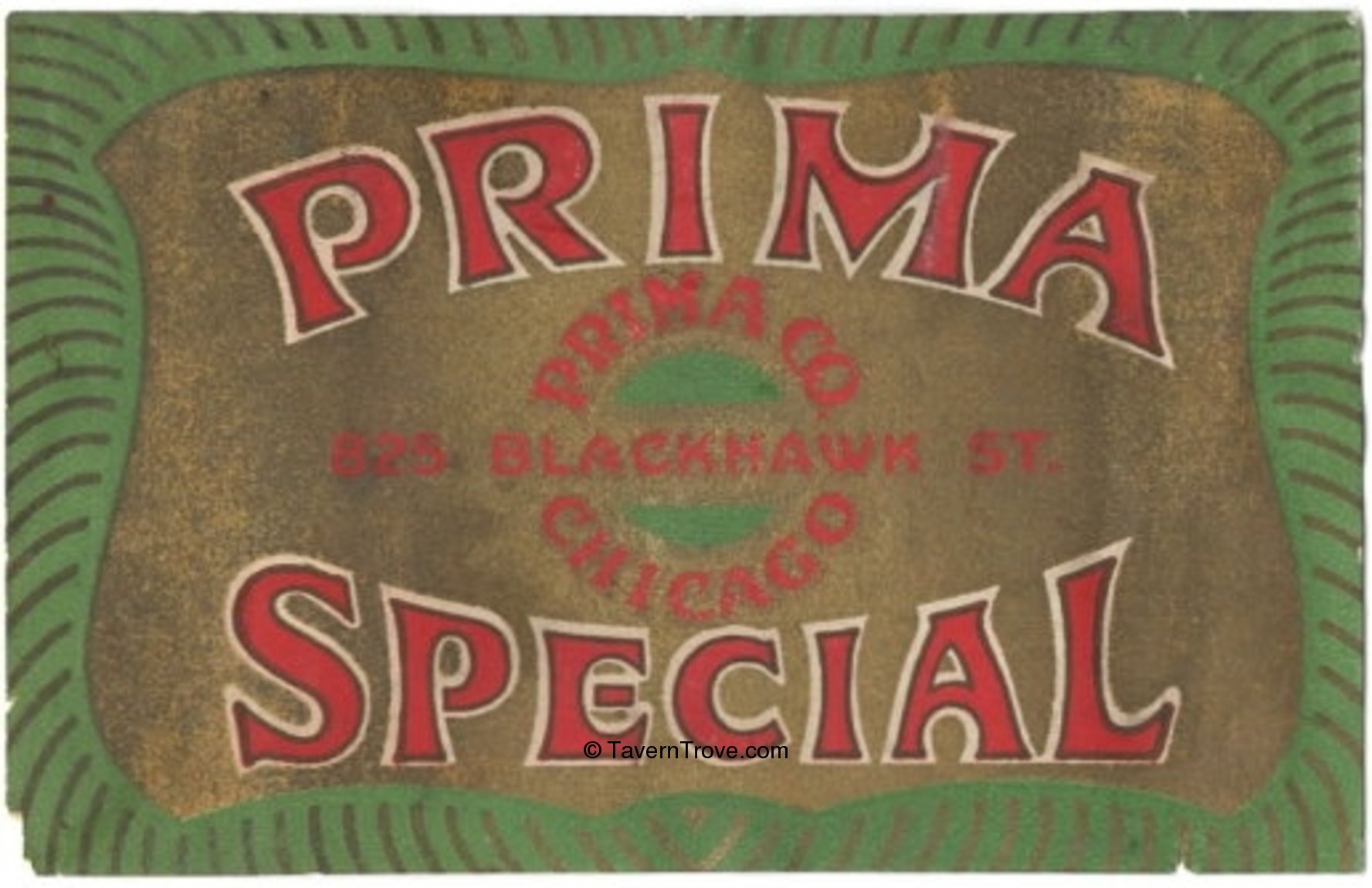 Item #74747 1916 Prima Special Label IL39-13