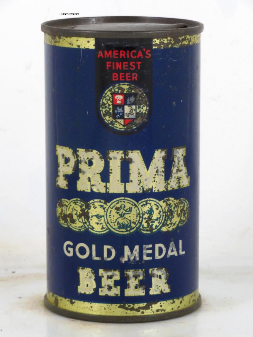Item #100021 1939 Prima Gold Medal Beer Flat Top Can OI-696