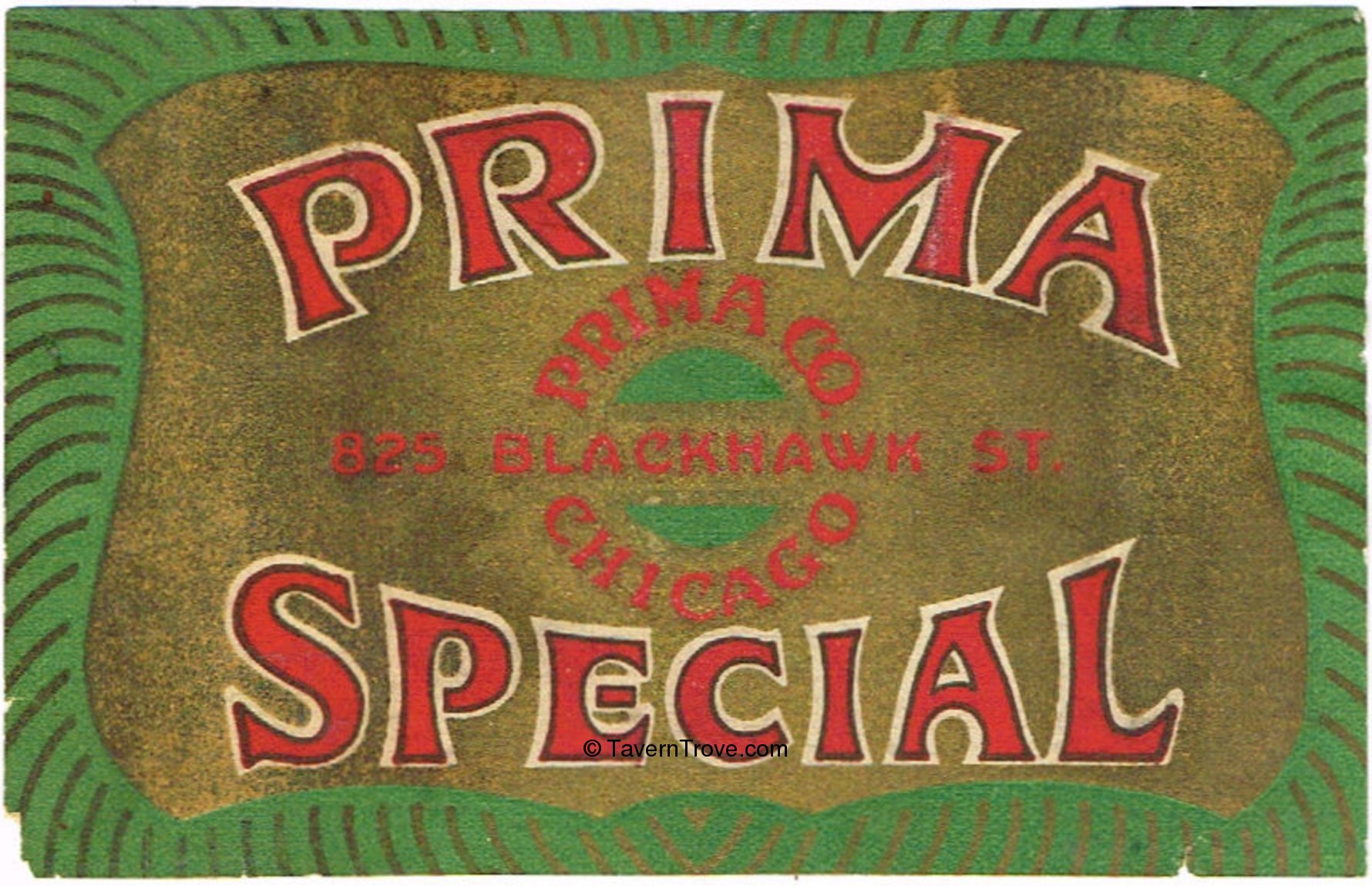 Item #74747 1916 Prima Special Label IL39-13