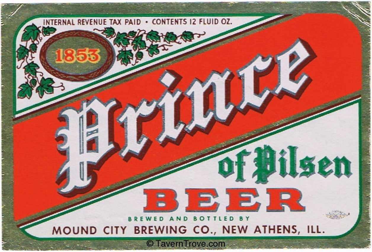 Item #74955 1939 Prince of Pilsen Beer Label IL88-17
