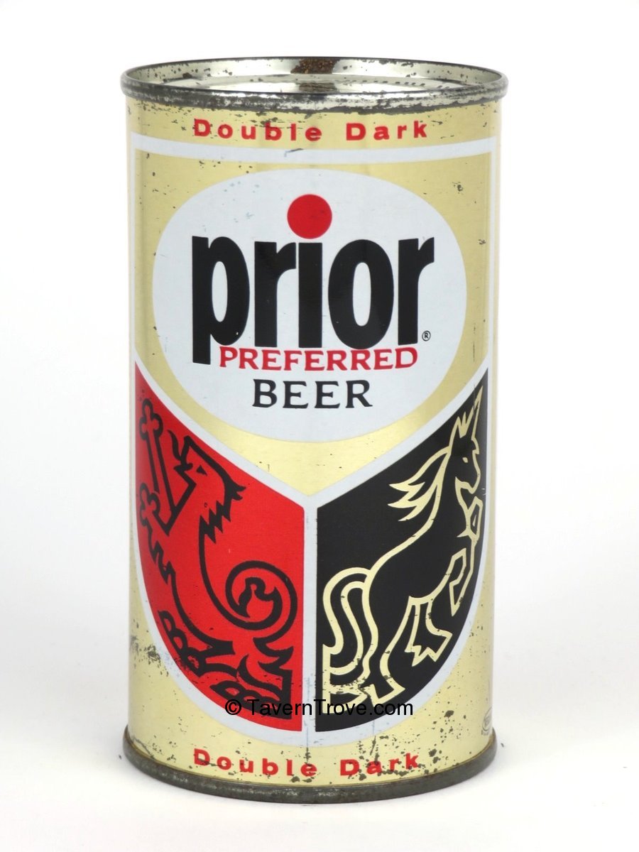 Item #1463 1958 Prior Double Dark Beer Flat Top Can 117-08