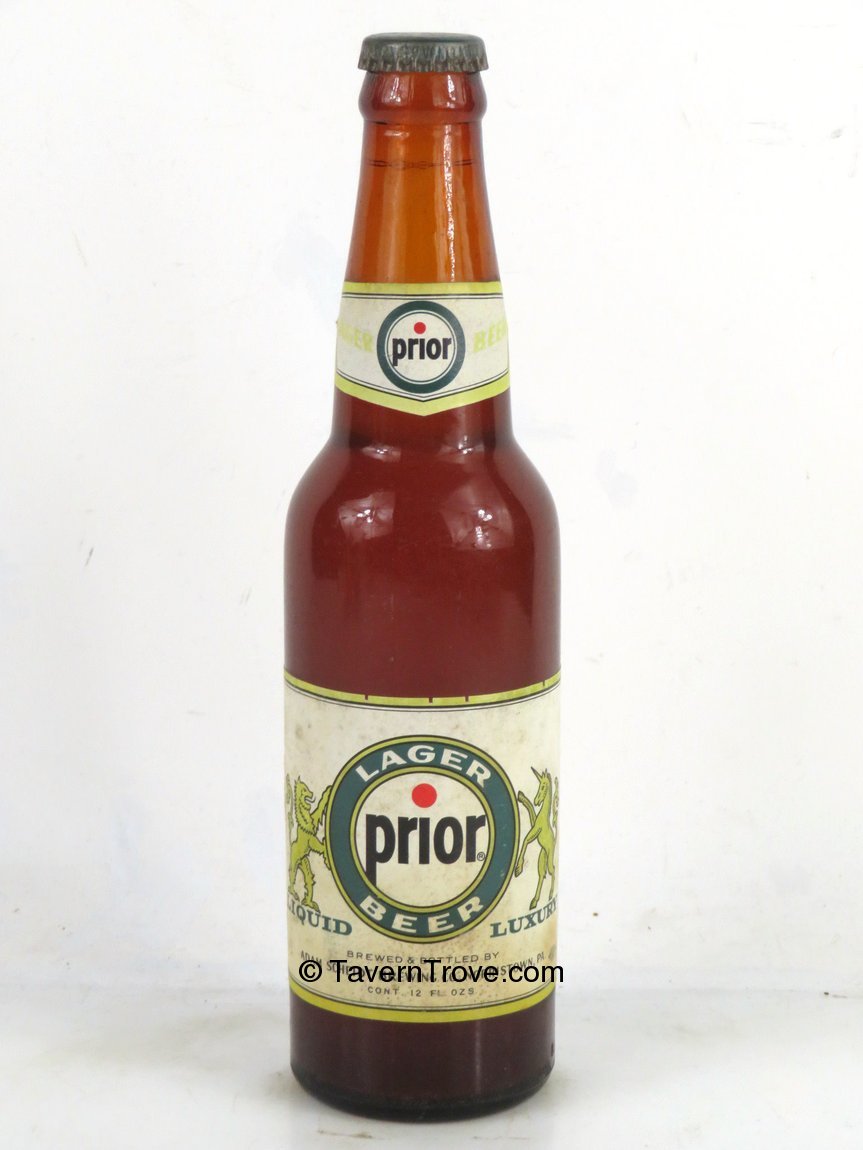 Item #31125 1954 Prior Lager Beer (full) Bottle