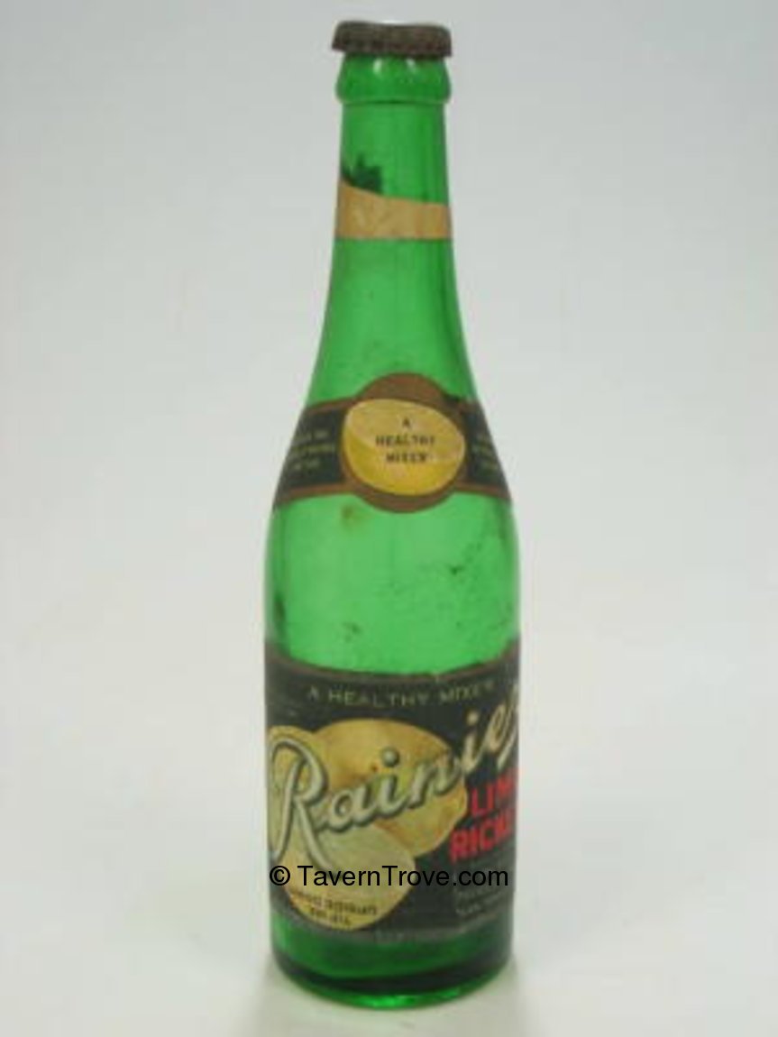 Item #4300 1920 Rainier Lime Rickey Bottle