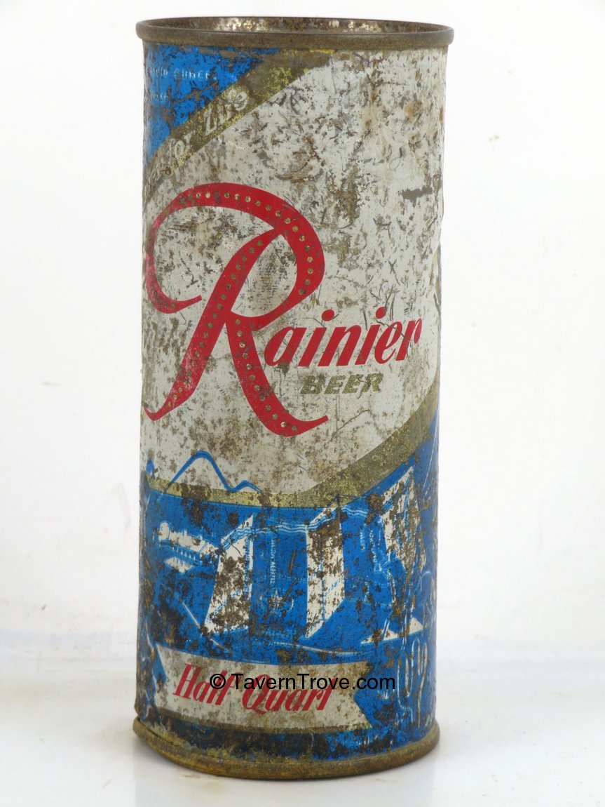 Item #29626 1956 Rainier Jubilee Beer Flat Top Can 233-02