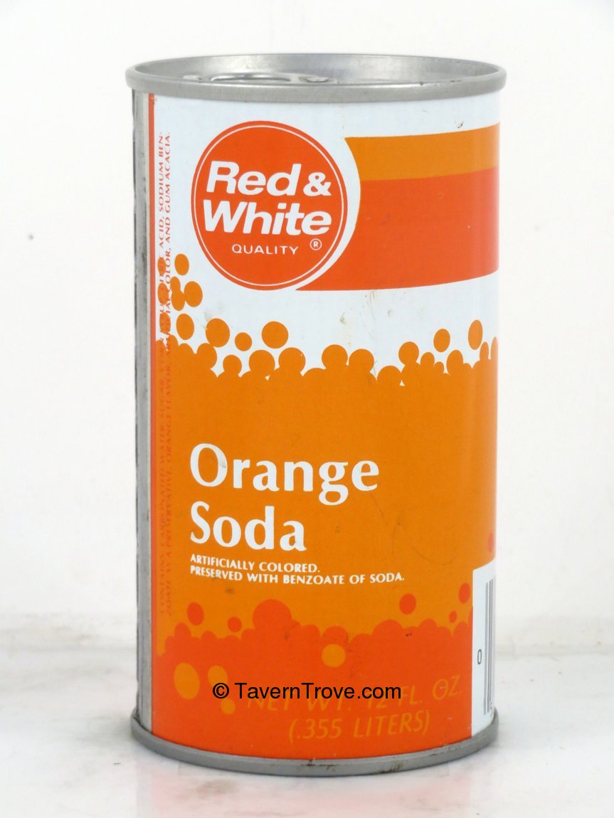 Item #97048 1976 Red & White Stores Orange Soda Chicago, Illinois Tab ...
