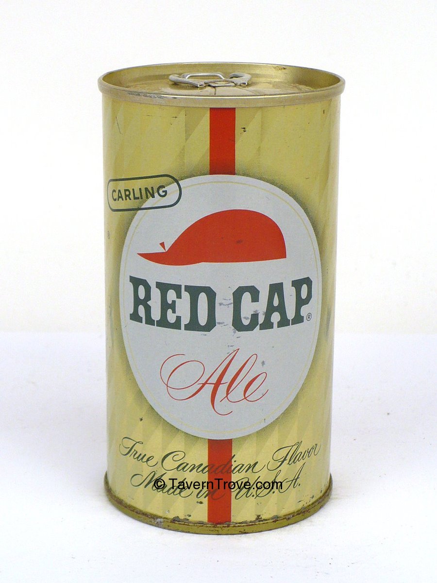 Item #1367 1969 Red Cap Ale Tab Top Can T113-02