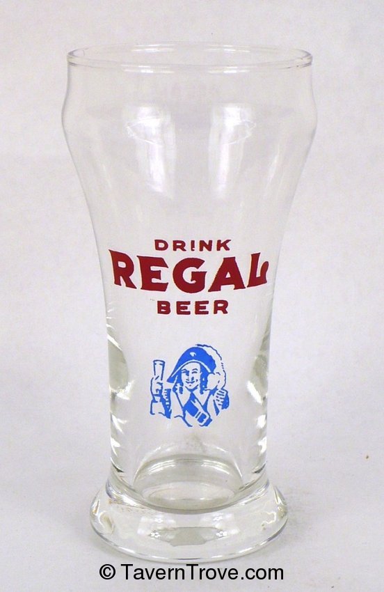 Item #80708 1951 Regal Beer ACL Drinking Glass