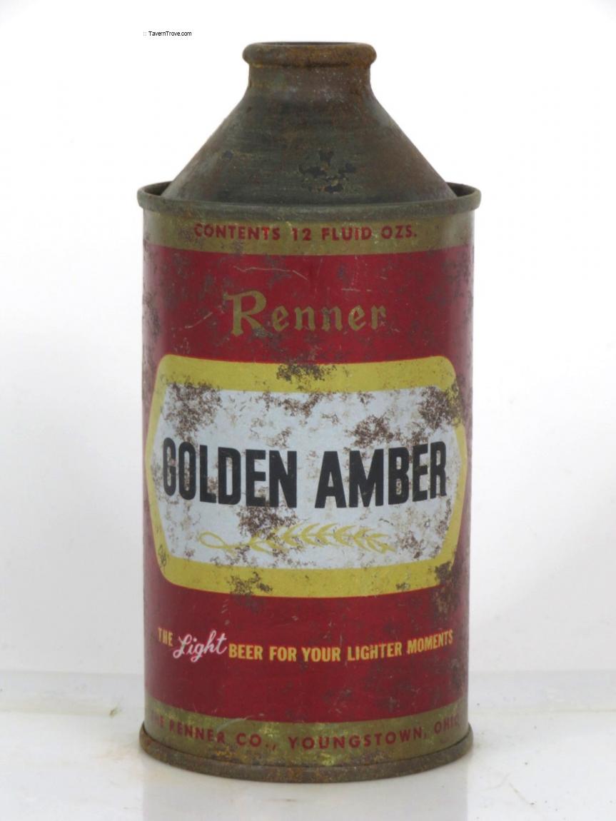 Item #103499 1953 Renner Golden Amber Beer Cone Top Can 181-29