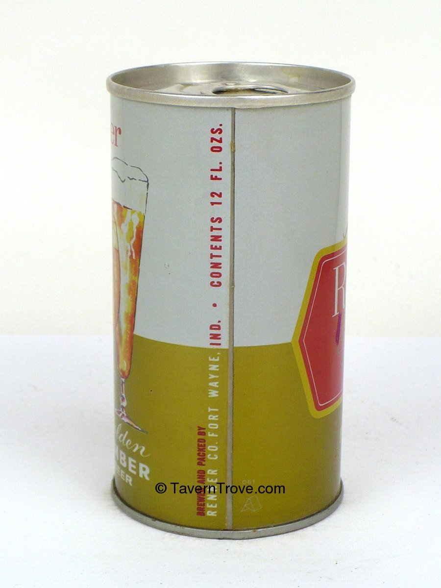 Item #28651 1969 Renner Golden Amber Beer Tab Top Can T114-36