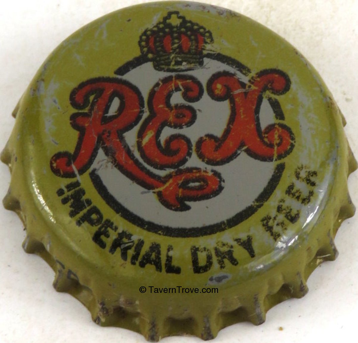 Item #94323 1943 Rex Imperial Dry Beer (gunmetal grey) Bottle Cap