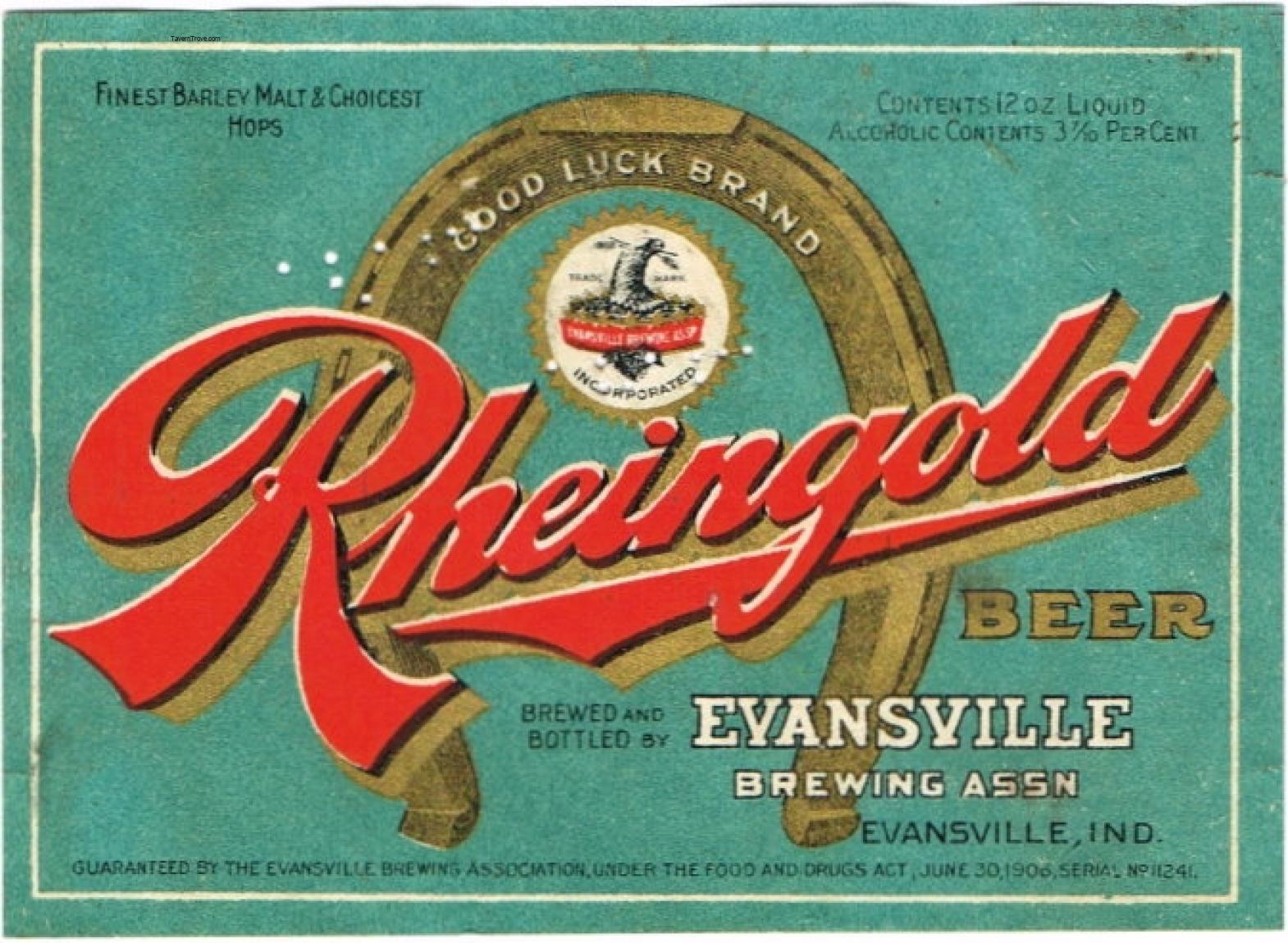 Item #86521 1907 Rheingold Beer Label CS11-05