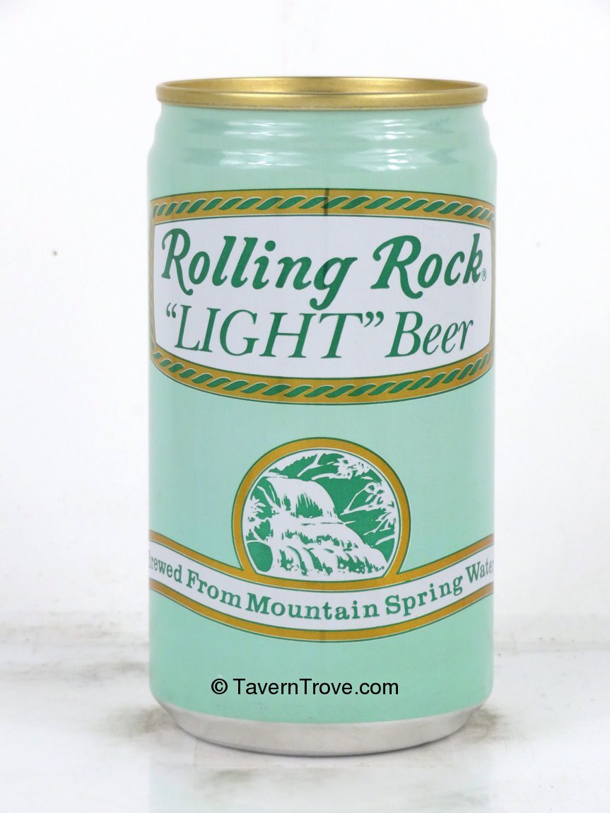 Item #96955 1985 Rolling Rock Light Beer Tab Top Can T116-22