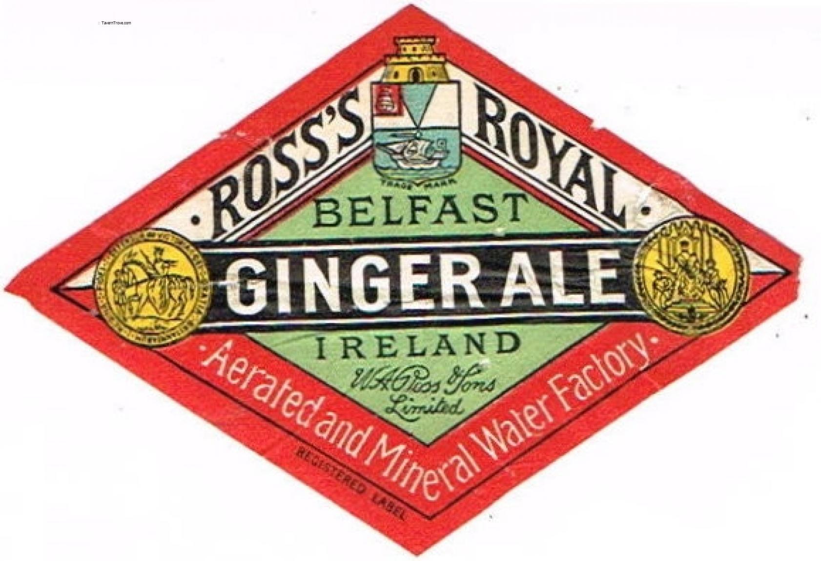 Item #86829 1915 Ross's Royal Ginger Ale Label