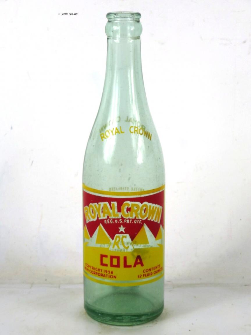 Item #103540 1950 Royal Crown Cola East Tennessee ACL Bottle