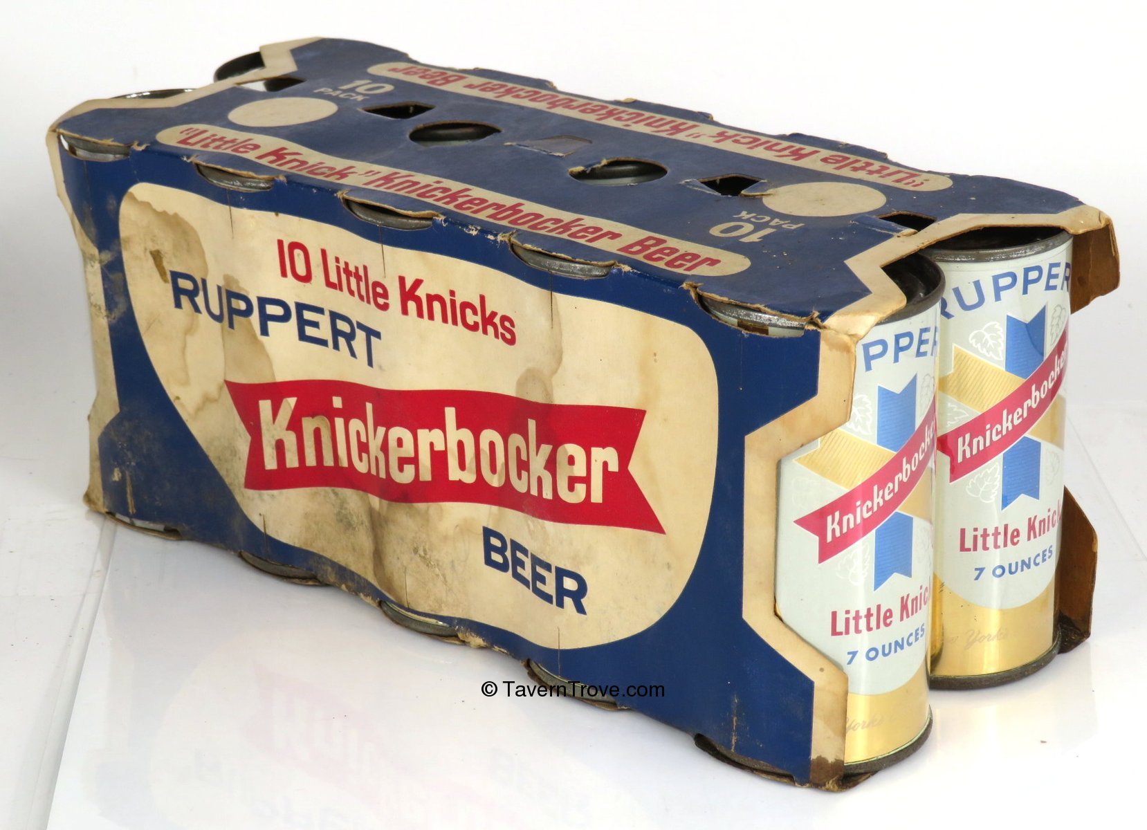 Item #1311 1960 Ruppert Knickerbocker Beer (10 pack 7oz cans) Six-pack ...