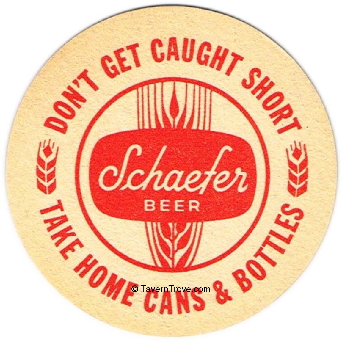 Item #61663 1963 Schaefer Beer Coaster NY-SCHF-44