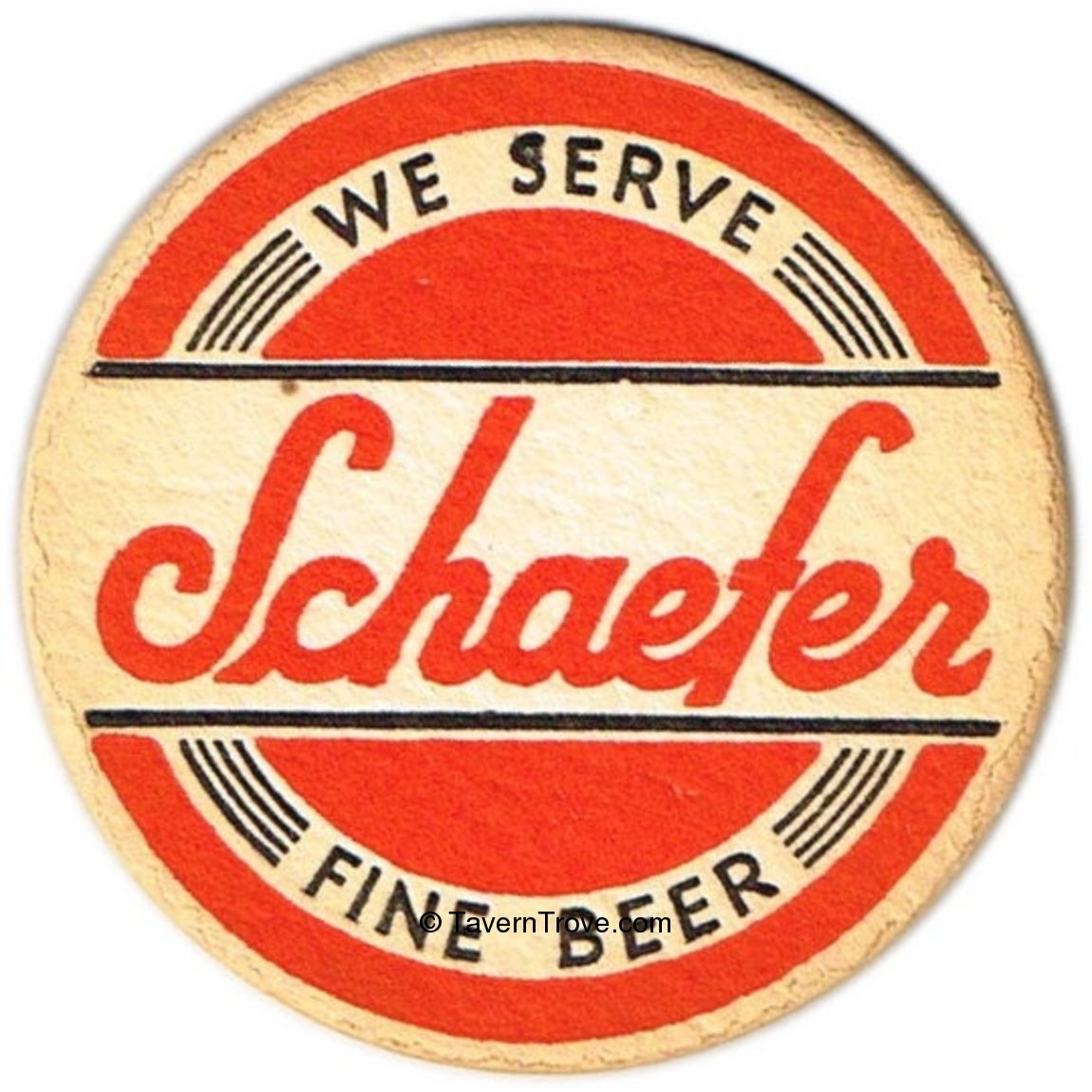 Item #61676 1940 Schaefer Beer Coaster NY-SCHF-21