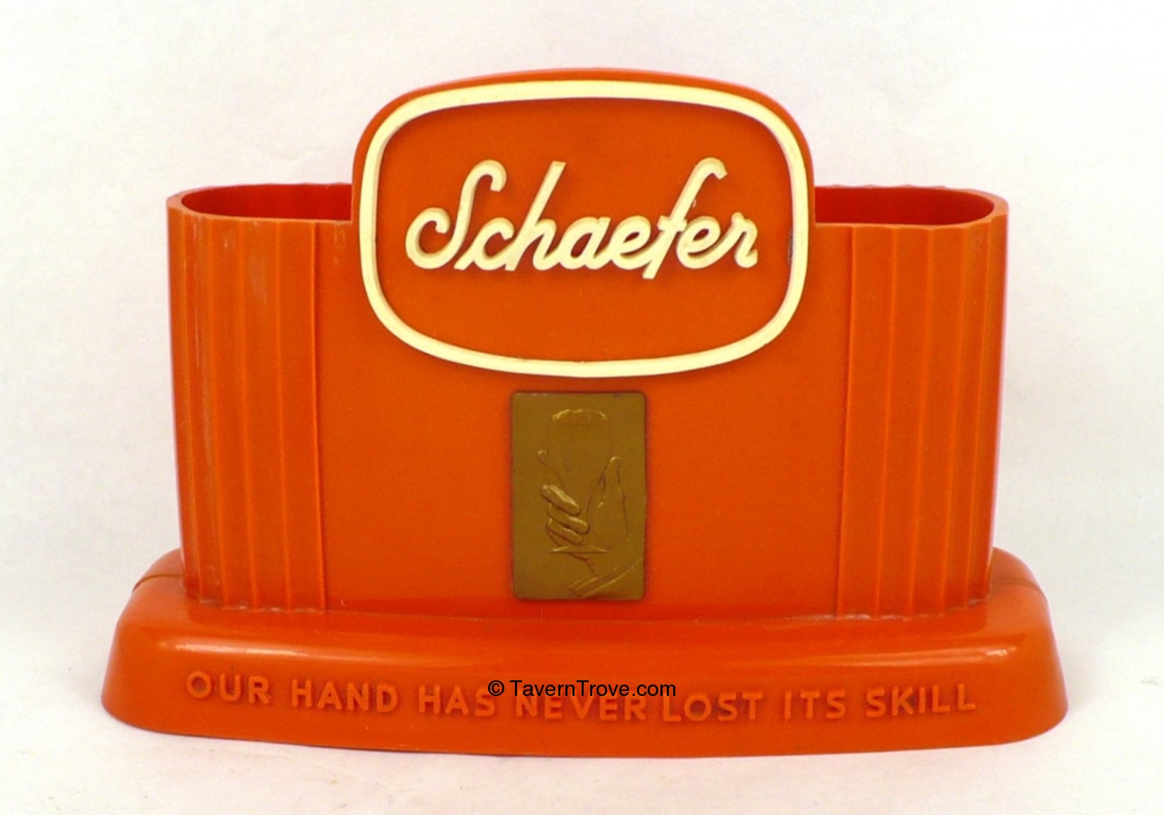 Item #88175 1938 Schaefer Beer foam scraper holder Foam Scraper Holder