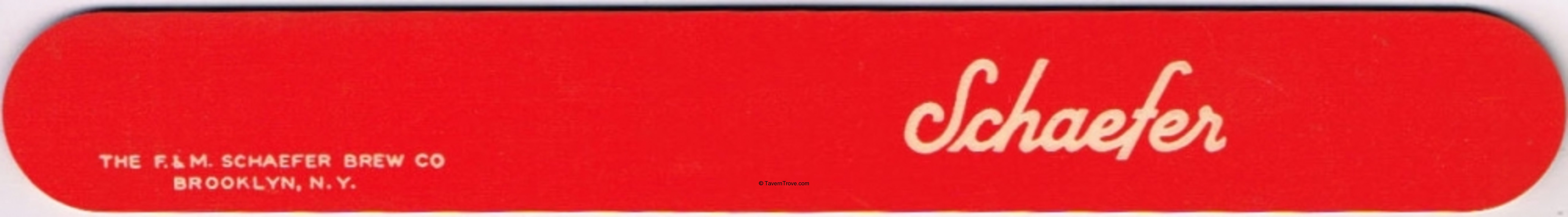 Item #87997 1940 Schaefer Beer Foam Scraper