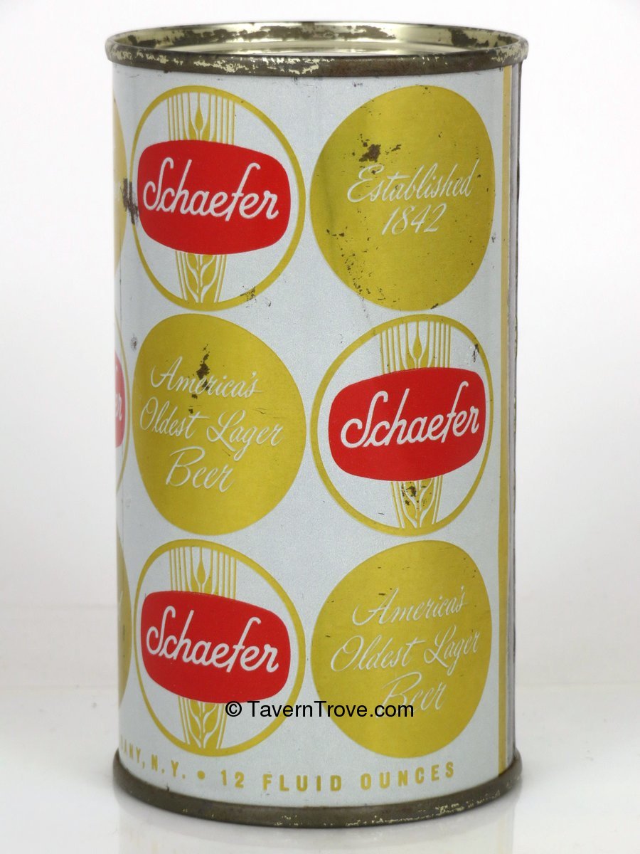 Item #34161 1960 Schaefer Beer Flat Top Can 127-35