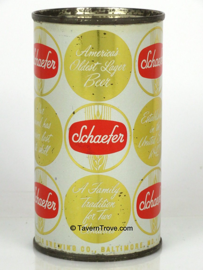 Item #94902 1962 Schaefer Beer Flat Top Can 127-23