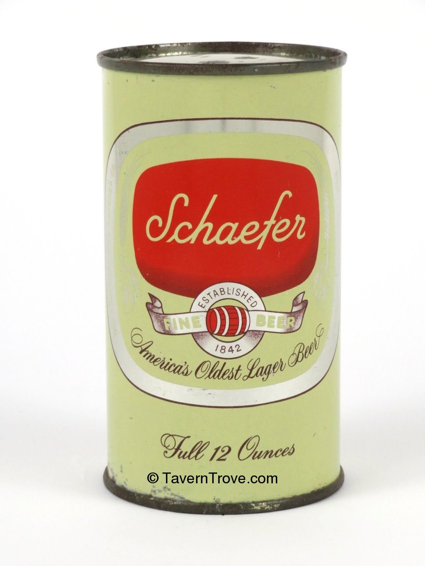 Item #46842 1954 Schaefer Fine Beer (sample) Flat Top Can 128-13.2