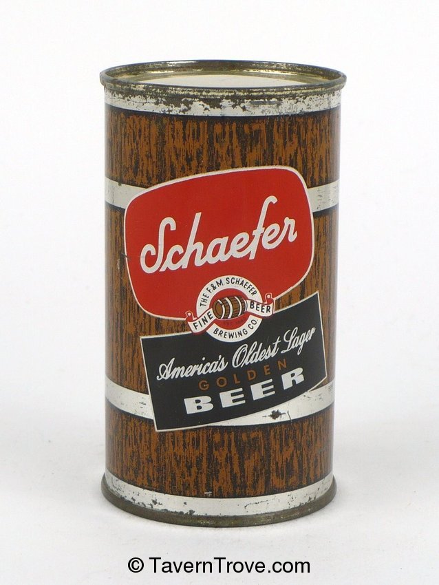 Item #20102 1952 Schaefer Golden Beer Flat Top Can 128-07
