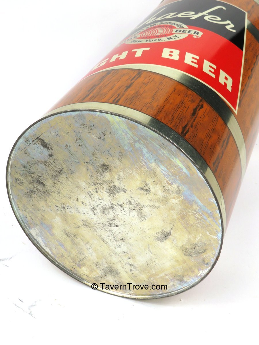 Item #94470 1947 Schaefer Light Beer 18 inch Backbar Display Can ...