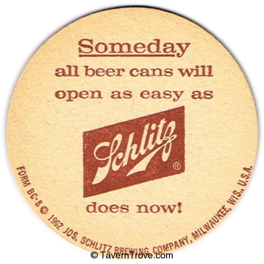 Item #86866 1962 Schlitz Beer Coaster WI-SCH-45A
