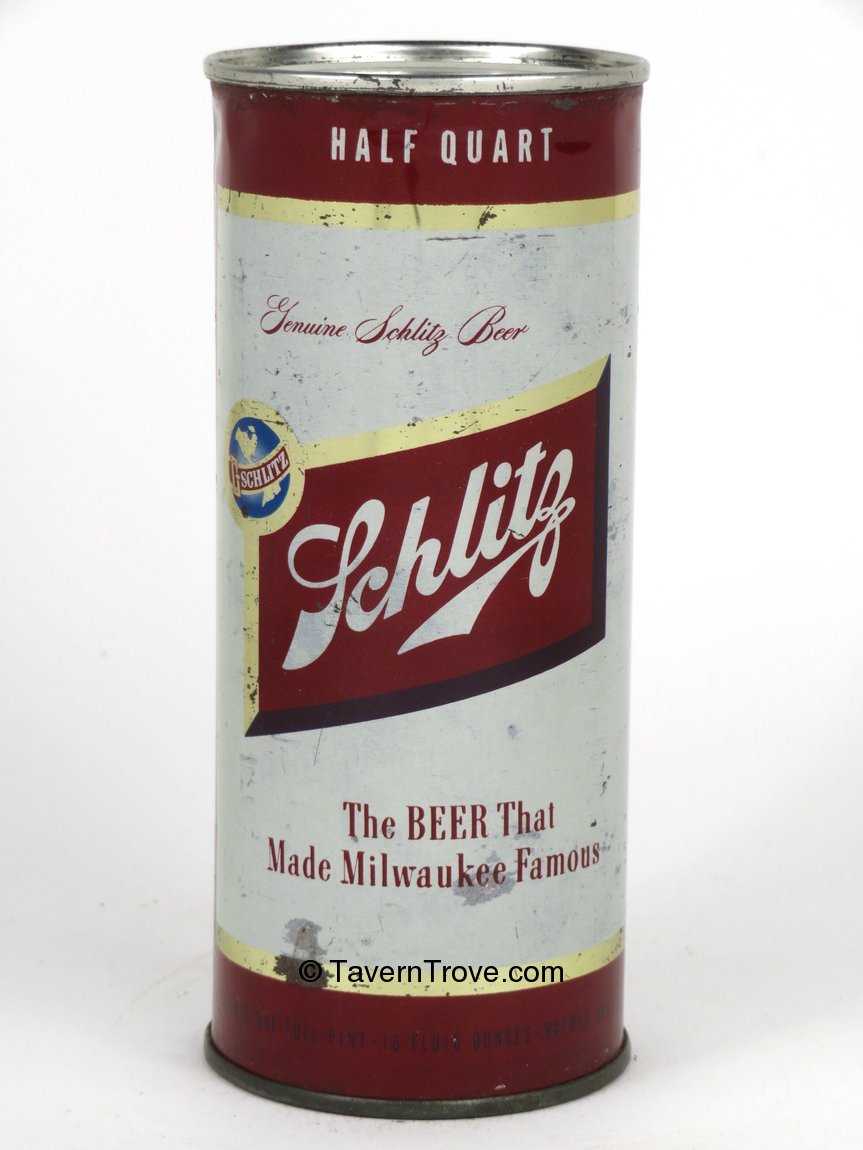 Item #94494 1954 Schlitz Beer Flat Top Can 235-26