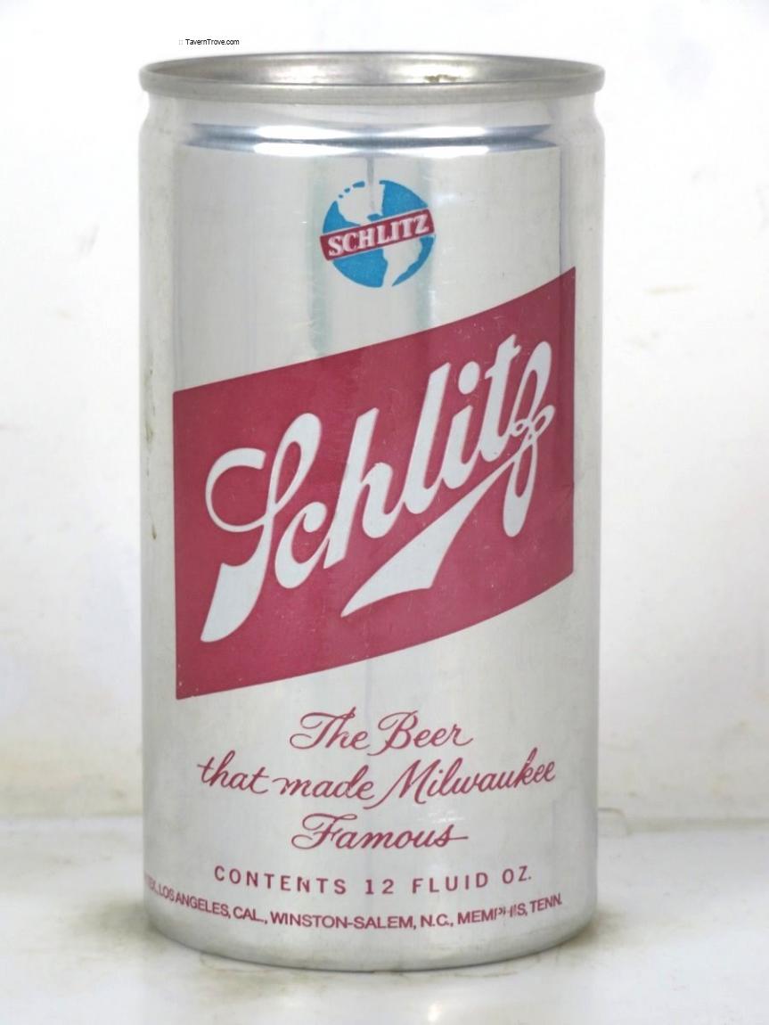 Item #100987 1973 Schlitz Beer (test) Tab Top Can T241-33