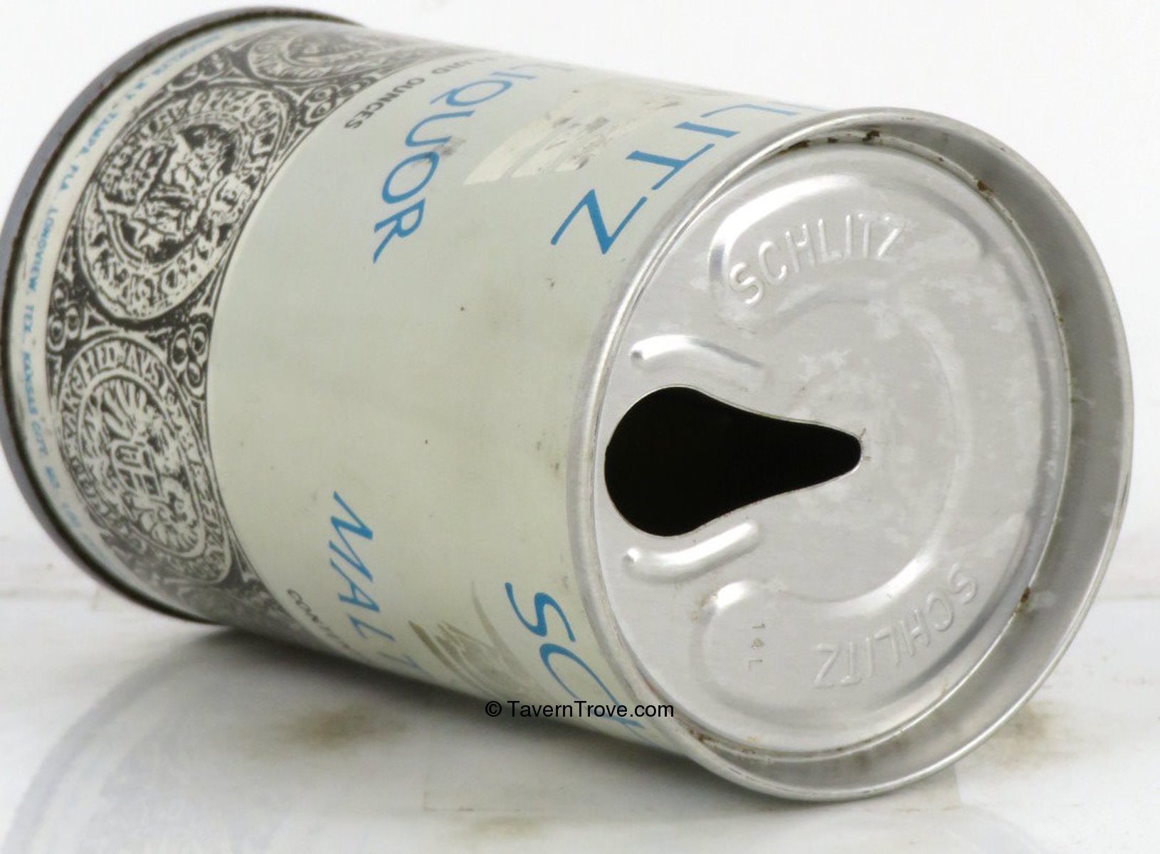 Item #96733 1970 Schlitz Malt Liquor (blue writing) 7 to 8oz Can T30 ...