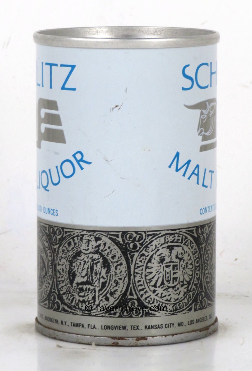 Item #100001 1970 Schlitz Malt Liquor (blue writing) 7 to 8oz Can T30 ...