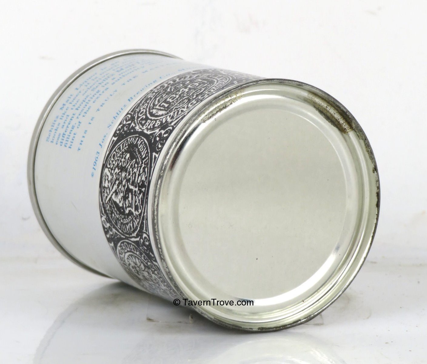 Item #100002 1963 Schlitz Malt Liquor (Paper label) 7 to 8oz Can 242-14