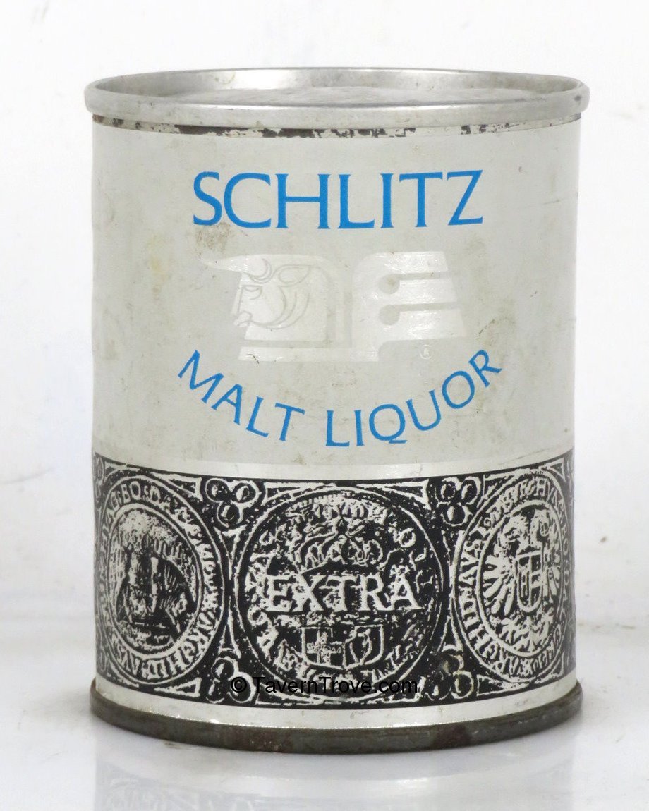 Item #100004 1963 Schlitz Malt Liquor (Paper label) dupe 7 to 8oz Can ...